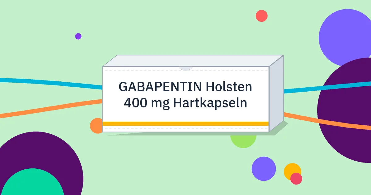 Symbolbild: Packung mit der Aufschrift GABAPENTIN Holsten 400 mg Hartkapseln (PZN 13248233) – Verfügbarkeit und Bezug in Apotheken in Frankfurt am Main