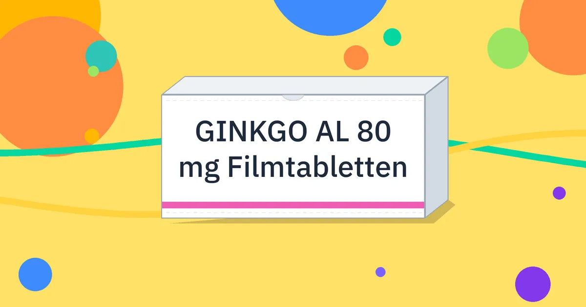 Symbolbild: Packung mit der Aufschrift GINKGO AL 80 mg Filmtabletten (PZN 06565111) – Verfügbarkeit und Bezug in Apotheken in Frankfurt am Main