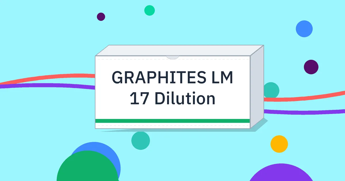 Symbolbild: Packung mit der Aufschrift GRAPHITES LM 17 Dilution (PZN 12881767) – Verfügbarkeit und Bezug in Apotheken in Frankfurt am Main