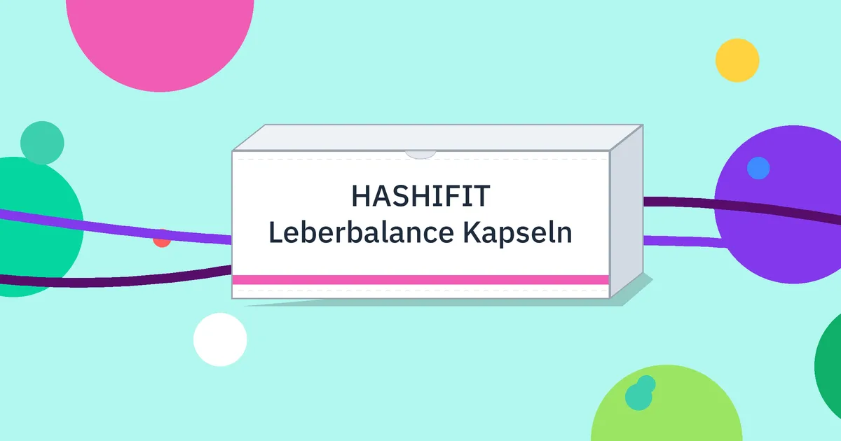 Symbolbild: Packung mit der Aufschrift HASHIFIT Leberbalance Kapseln (PZN 20393065) – Verfügbarkeit und Bezug in Apotheken in Frankfurt am Main