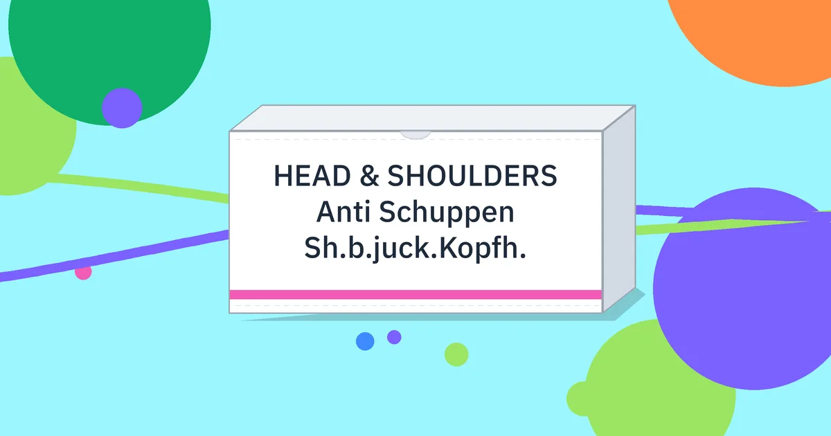 Symbolbild: Packung mit der Aufschrift HEAD & SHOULDERS Anti Schuppen Sh.b.juck.Kopfh. (PZN 06910588) – Verfügbarkeit und Bezug in Apotheken in Frankfurt am Main