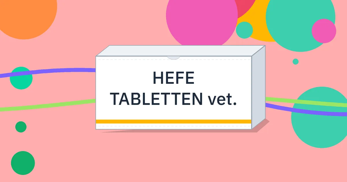 Symbolbild: Packung mit der Aufschrift HEFE TABLETTEN vet. (PZN 03345550) – Verfügbarkeit und Bezug in Apotheken in Frankfurt am Main