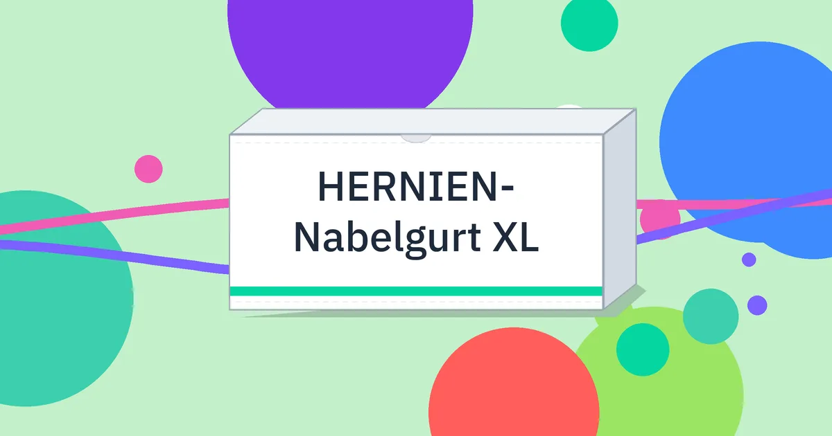Symbolbild: Packung mit der Aufschrift HERNIEN-Nabelgurt XL (PZN 19072189) – Verfügbarkeit und Bezug in Apotheken in Frankfurt am Main