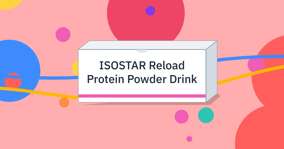 Symbolbild: Packung mit der Aufschrift ISOSTAR Reload Protein Powder Drink (PZN 19639845) – Verfügbarkeit und Bezug in Apotheken in Frankfurt am Main
