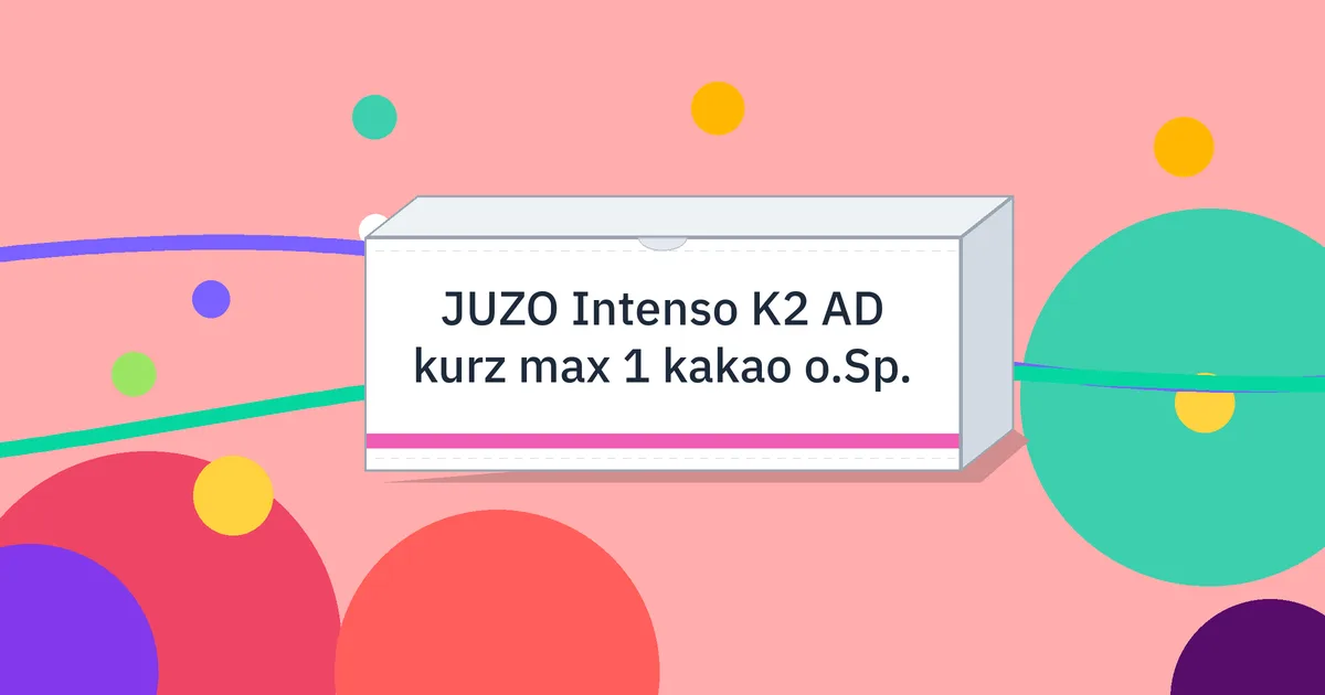 Symbolbild: Packung mit der Aufschrift JUZO Intenso K2 AD kurz max 1 kakao o.Sp. (PZN 18619444) – Verfügbarkeit und Bezug in Apotheken in Frankfurt am Main