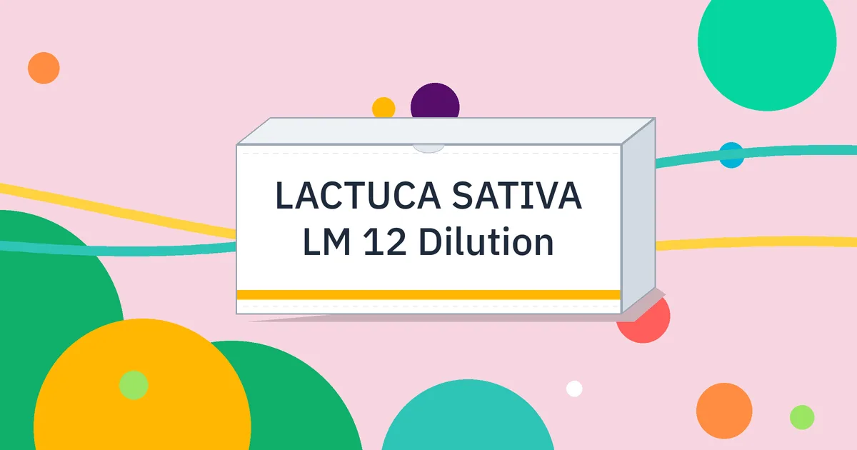 Symbolbild: Packung mit der Aufschrift LACTUCA SATIVA LM 12 Dilution (PZN 13521284) – Verfügbarkeit und Bezug in Apotheken in Frankfurt am Main
