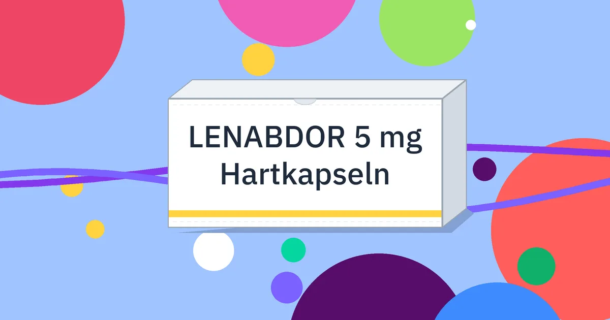 Symbolbild: Packung mit der Aufschrift LENABDOR 5 mg Hartkapseln (PZN 17934250) – Verfügbarkeit und Bezug in Apotheken in Frankfurt am Main