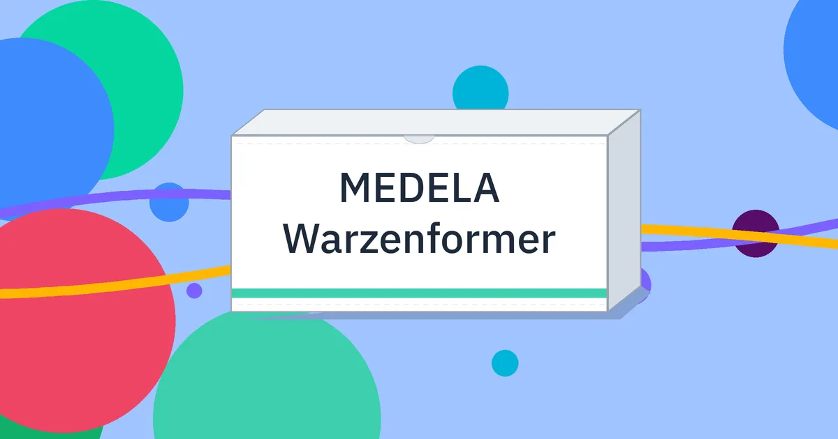 Symbolbild: Packung mit der Aufschrift MEDELA Warzenformer (PZN 03482407) – Verfügbarkeit und Bezug in Apotheken in Frankfurt am Main