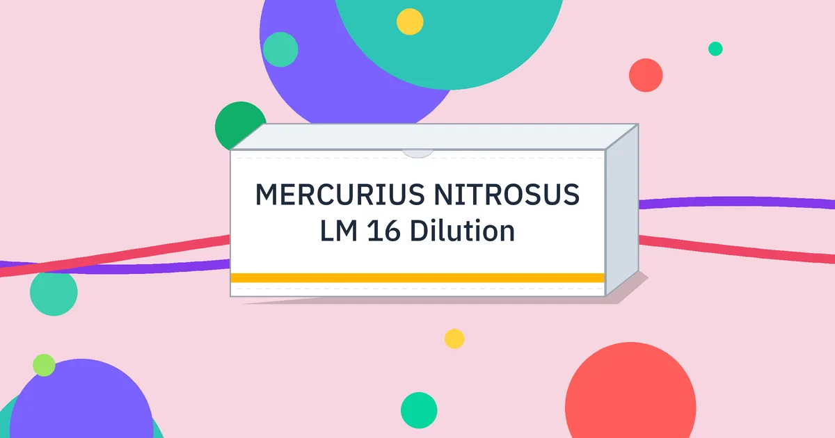 Symbolbild: Packung mit der Aufschrift MERCURIUS NITROSUS LM 16 Dilution (PZN 12952303) – Verfügbarkeit und Bezug in Apotheken in Frankfurt am Main