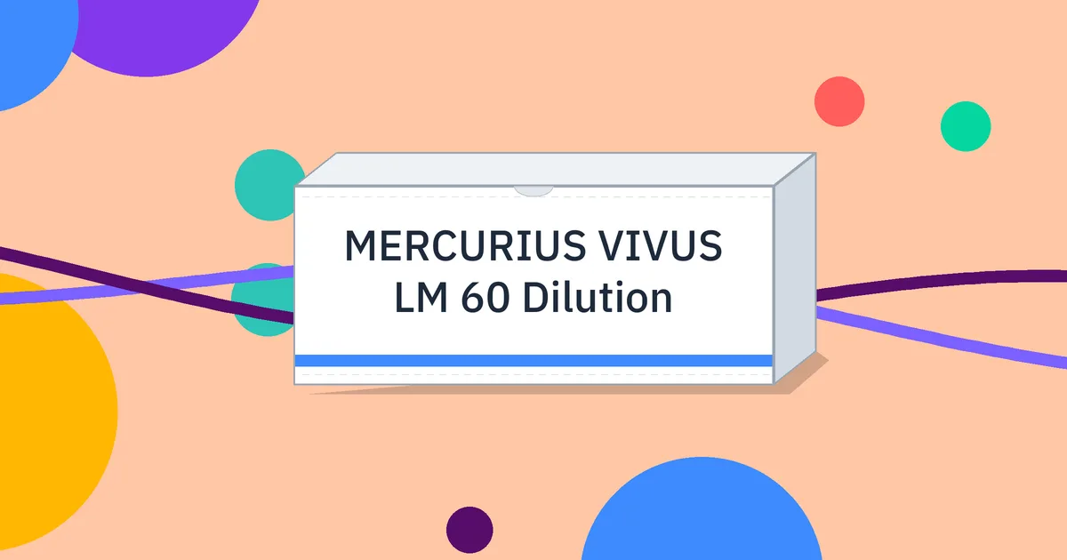 Symbolbild: Packung mit der Aufschrift MERCURIUS VIVUS LM 60 Dilution (PZN 12955224) – Verfügbarkeit und Bezug in Apotheken in Frankfurt am Main