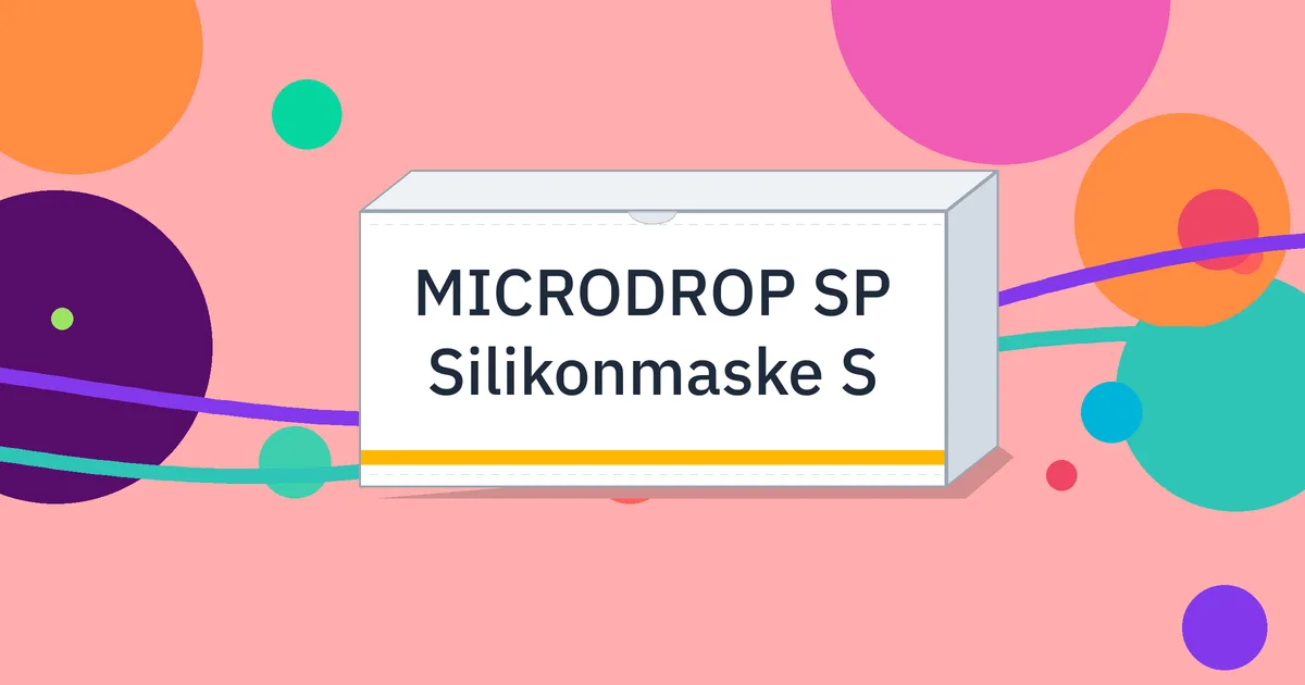 Symbolbild: Packung mit der Aufschrift MICRODROP SP Silikonmaske S (PZN 16388207) – Verfügbarkeit und Bezug in Apotheken in Frankfurt am Main