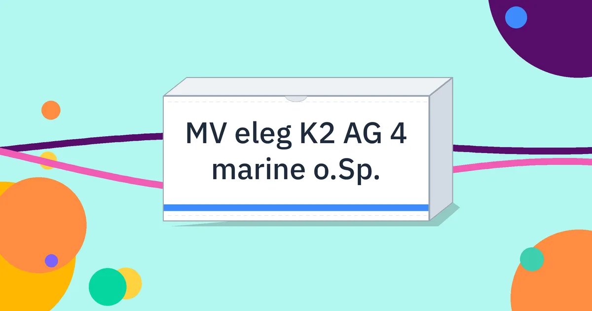 Symbolbild: Packung mit der Aufschrift MV eleg K2 AG 4 marine o.Sp. (PZN 14612439) – Verfügbarkeit und Bezug in Apotheken in Frankfurt am Main