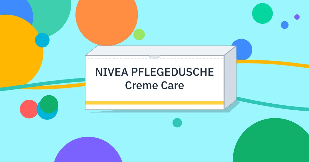 Symbolbild: Packung mit der Aufschrift NIVEA PFLEGEDUSCHE Creme Care (PZN 17624331) – Verfügbarkeit und Bezug in Apotheken in Frankfurt am Main