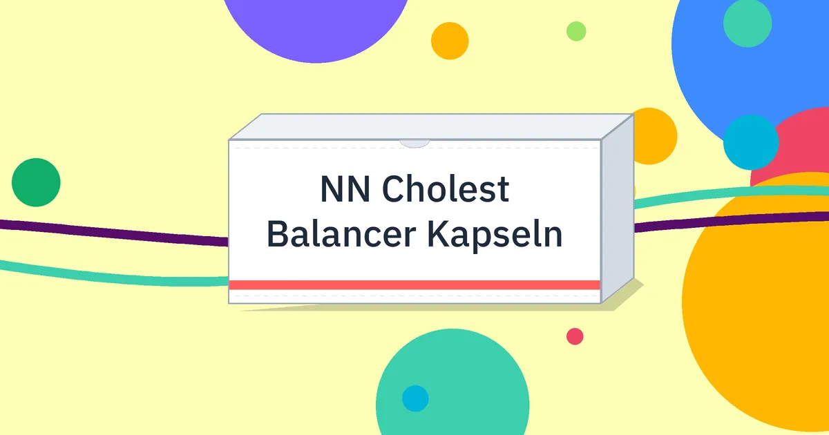 Symbolbild: Packung mit der Aufschrift NN Cholest Balancer Kapseln (PZN 18240377) – Verfügbarkeit und Bezug in Apotheken in Frankfurt am Main