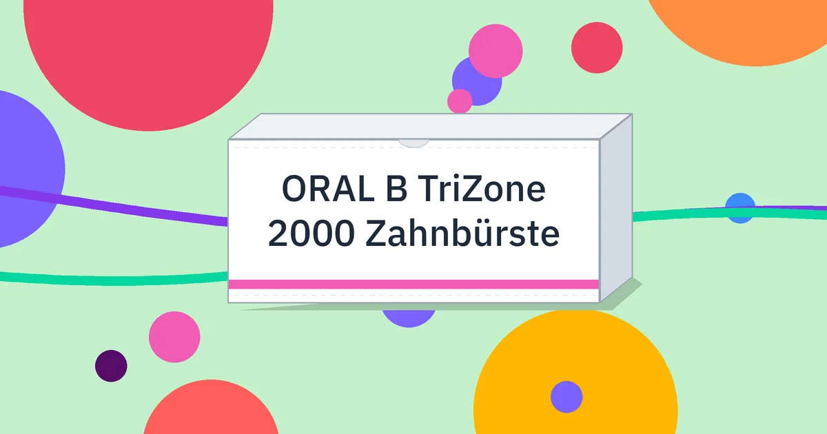 Symbolbild: Packung mit der Aufschrift ORAL B TriZone 2000 Zahnbürste (PZN 10762917) – Verfügbarkeit und Bezug in Apotheken in Frankfurt am Main