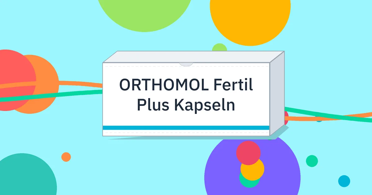 Symbolbild: Packung mit der Aufschrift ORTHOMOL Fertil Plus Kapseln (PZN 02166756) – Verfügbarkeit und Bezug in Apotheken in Frankfurt am Main
