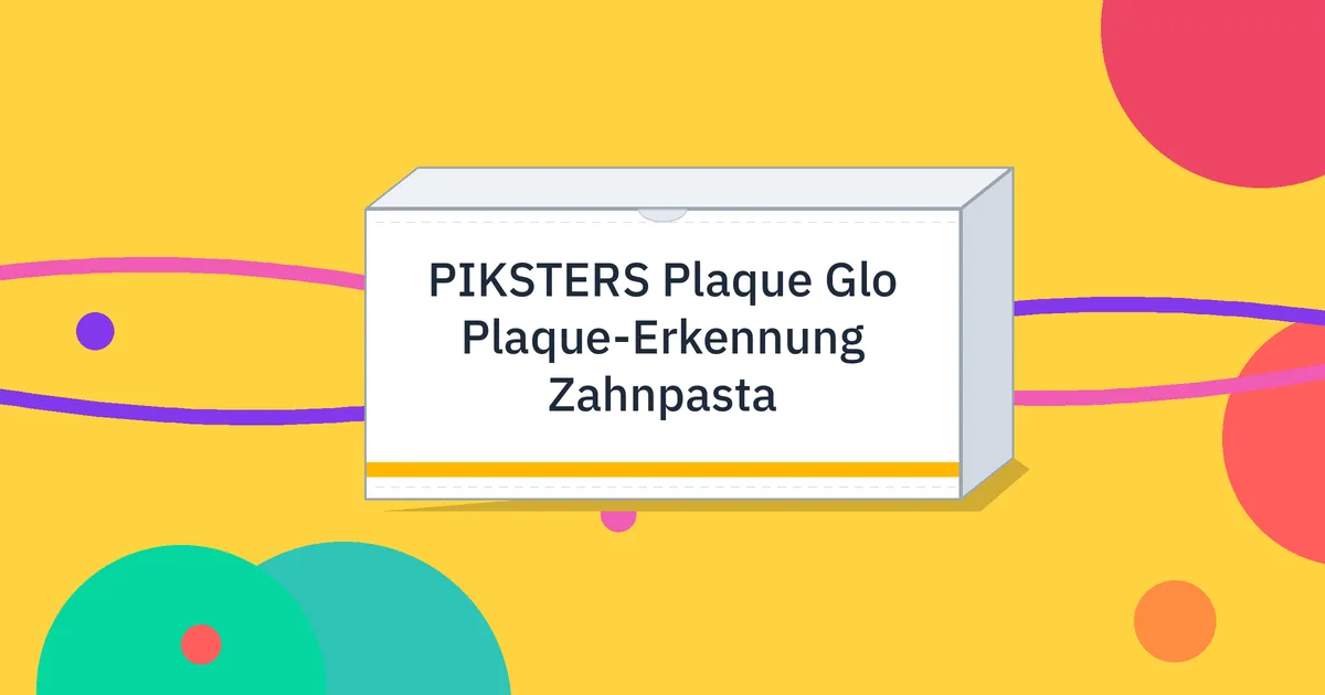 Symbolbild: Packung mit der Aufschrift PIKSTERS Plaque Glo Plaque-Erkennung Zahnpasta (PZN 18075381) – Verfügbarkeit und Bezug in Apotheken in Frankfurt am Main