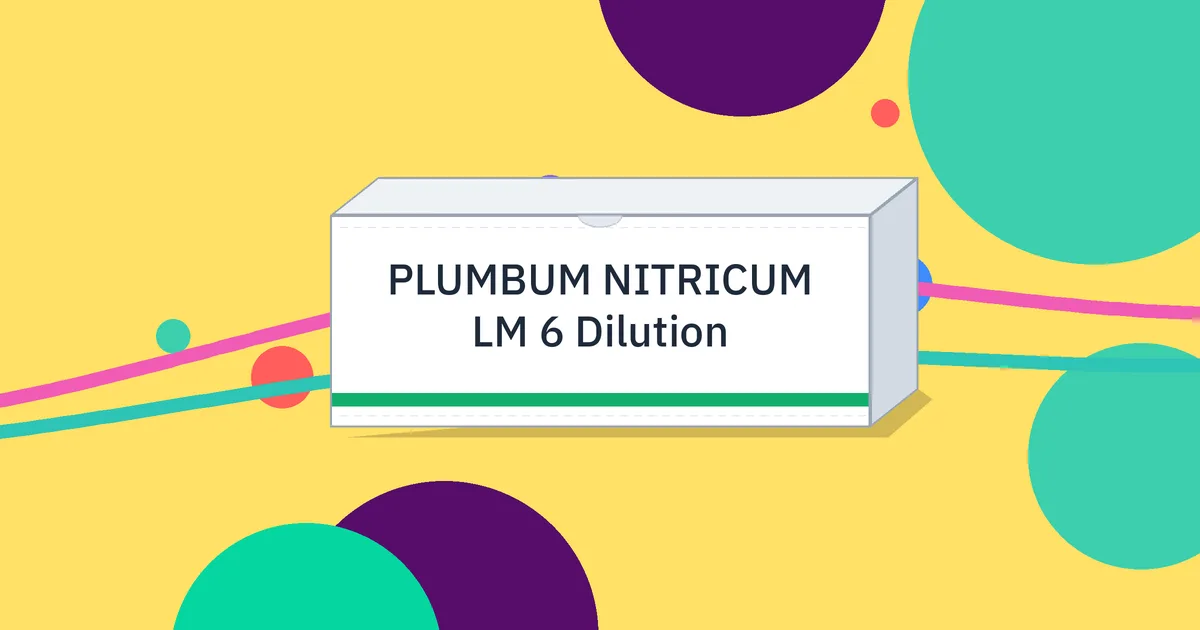 Symbolbild: Packung mit der Aufschrift PLUMBUM NITRICUM LM 6 Dilution (PZN 13041957) – Verfügbarkeit und Bezug in Apotheken in Frankfurt am Main