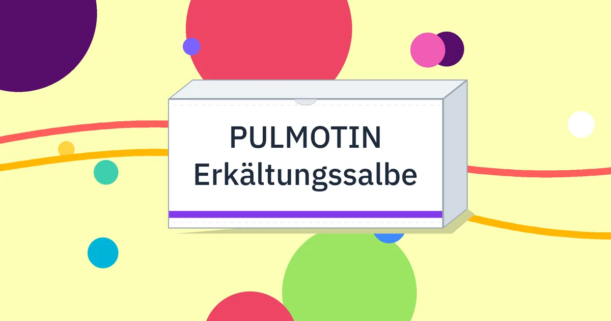Symbolbild: Packung mit der Aufschrift PULMOTIN Erkältungssalbe (PZN 13725897) – Verfügbarkeit und Bezug in Apotheken in Frankfurt am Main