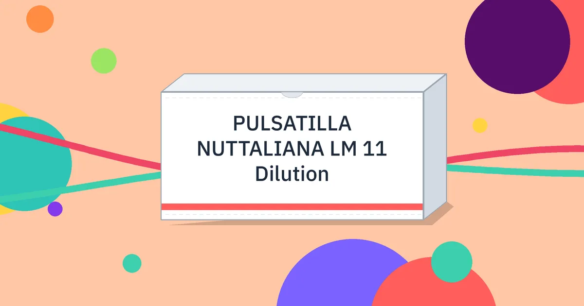 Symbolbild: Packung mit der Aufschrift PULSATILLA NUTTALIANA LM 11 Dilution (PZN 13671316) – Verfügbarkeit und Bezug in Apotheken in Frankfurt am Main