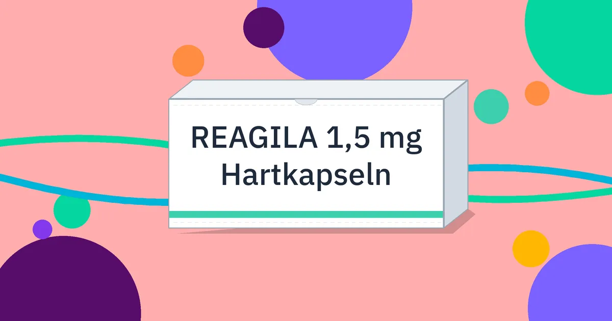 Symbolbild: Packung mit der Aufschrift REAGILA 1,5 mg Hartkapseln (PZN 16702916) – Verfügbarkeit und Bezug in Apotheken in Frankfurt am Main