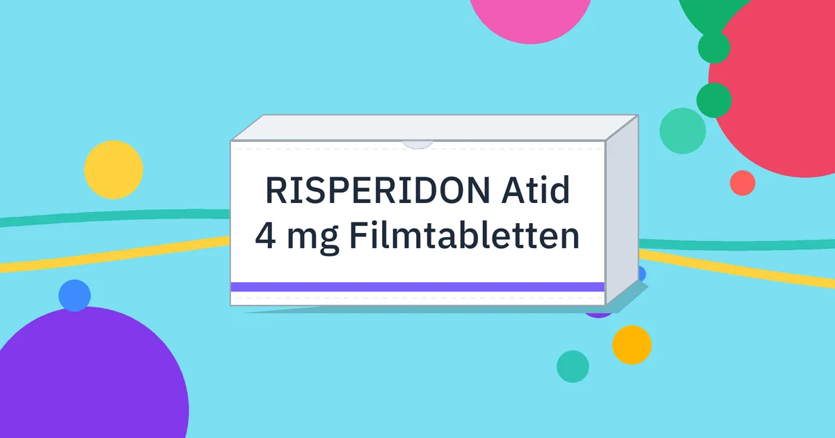 Symbolbild: Packung mit der Aufschrift RISPERIDON Atid 4 mg Filmtabletten (PZN 05989056) – Verfügbarkeit und Bezug in Apotheken in Frankfurt am Main