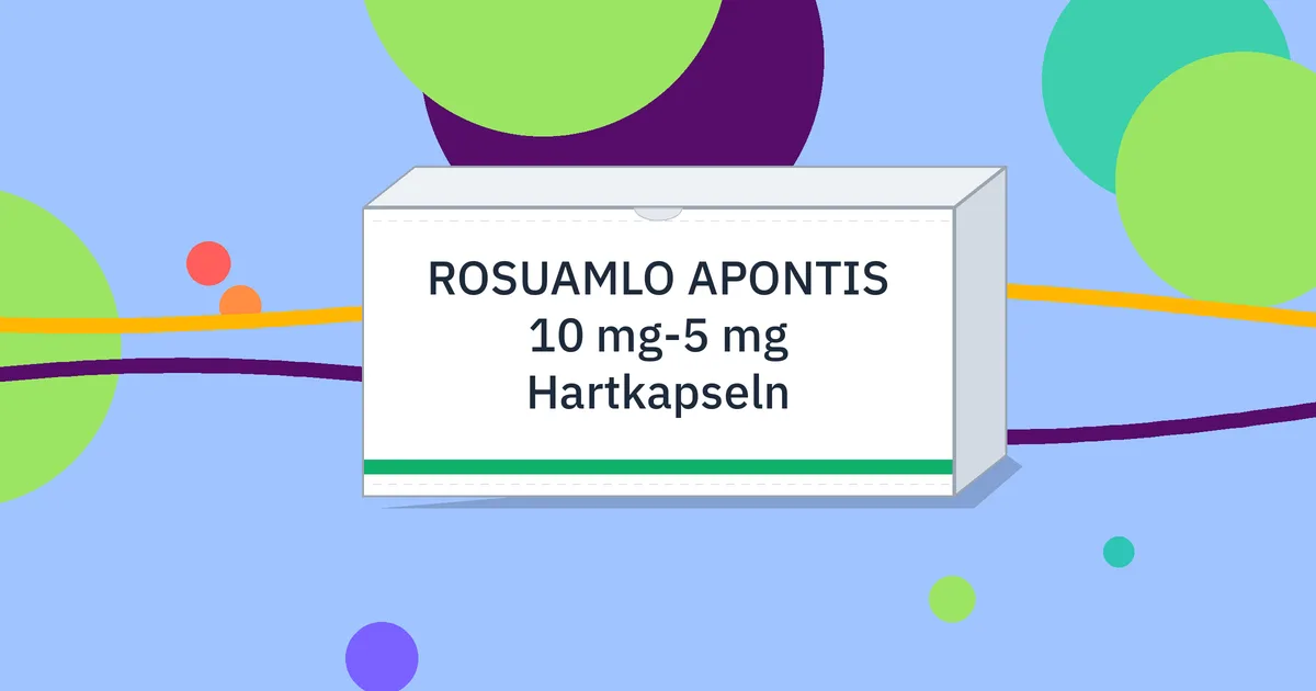 Symbolbild: Packung mit der Aufschrift ROSUAMLO APONTIS 10 mg-5 mg Hartkapseln (PZN 18602490) – Verfügbarkeit und Bezug in Apotheken in Frankfurt am Main