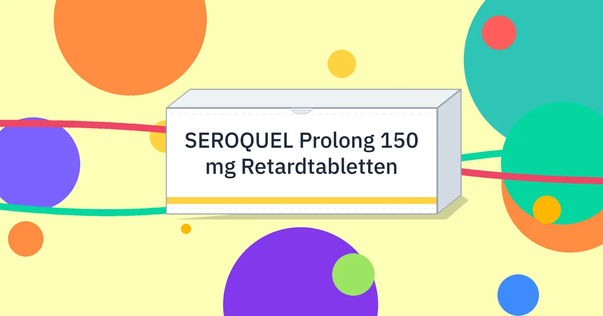 Symbolbild: Packung mit der Aufschrift SEROQUEL Prolong 150 mg Retardtabletten (PZN 01168144) – Verfügbarkeit und Bezug in Apotheken in Frankfurt am Main