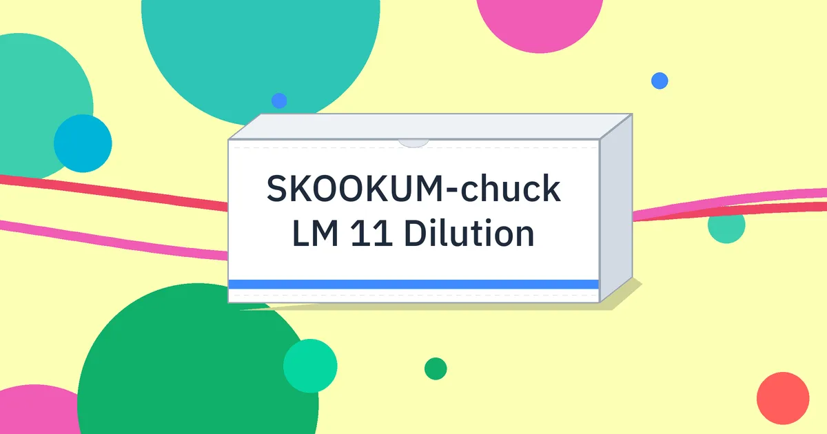 Symbolbild: Packung mit der Aufschrift SKOOKUM-chuck LM 11 Dilution (PZN 13191533) – Verfügbarkeit und Bezug in Apotheken in Frankfurt am Main