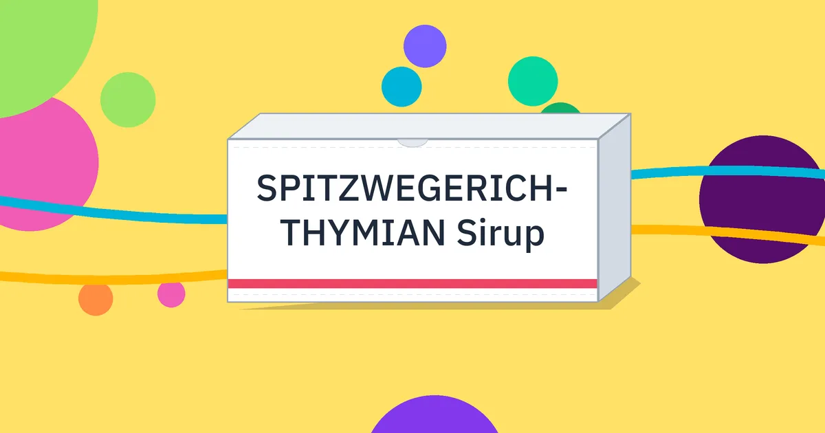 Symbolbild: Packung mit der Aufschrift SPITZWEGERICH-THYMIAN Sirup (PZN 18470806) – Verfügbarkeit und Bezug in Apotheken in Frankfurt am Main
