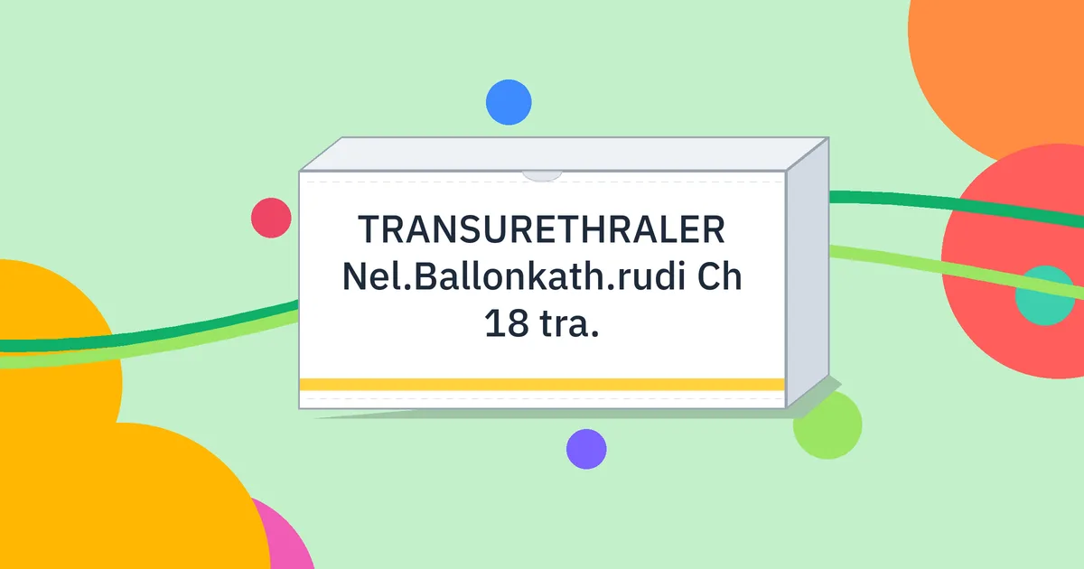 Symbolbild: Packung mit der Aufschrift TRANSURETHRALER Nel.Ballonkath.rudi Ch 18 tra. (PZN 19950359) – Verfügbarkeit und Bezug in Apotheken in Frankfurt am Main