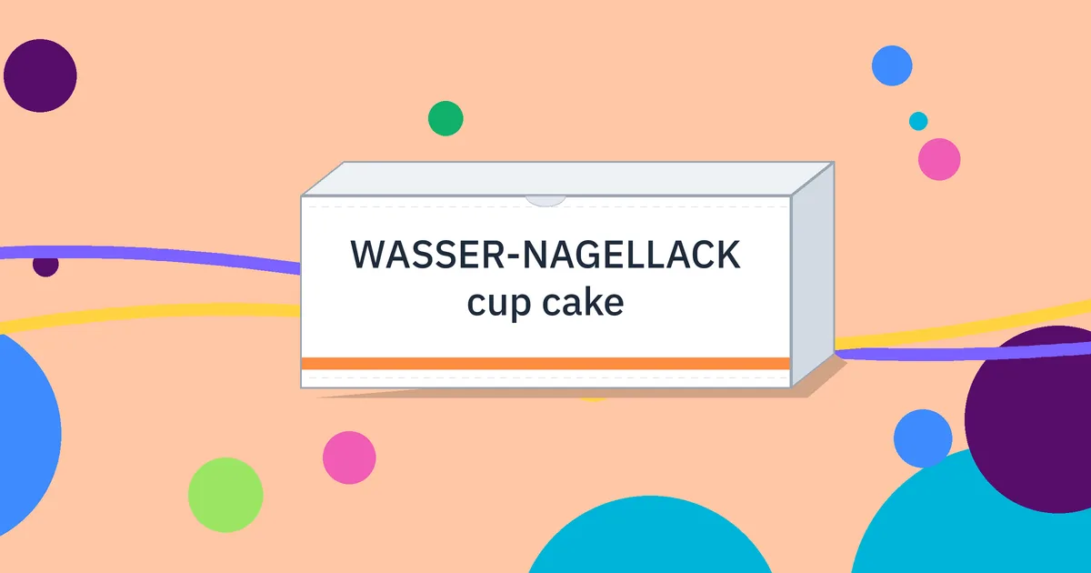 Symbolbild: Packung mit der Aufschrift WASSER-NAGELLACK cup cake (PZN 19067596) – Verfügbarkeit und Bezug in Apotheken in Frankfurt am Main