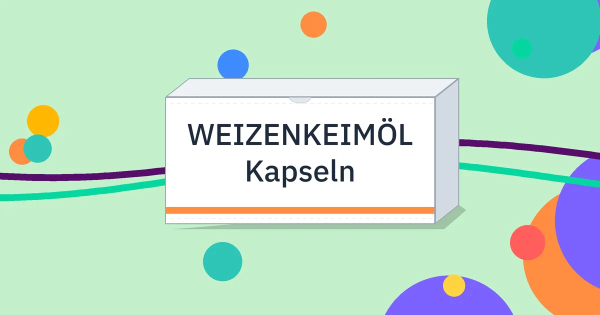 Symbolbild: Packung mit der Aufschrift WEIZENKEIMÖL Kapseln (PZN 02519580) – Verfügbarkeit und Bezug in Apotheken in Frankfurt am Main