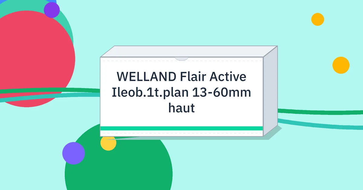Symbolbild: Packung mit der Aufschrift WELLAND Flair Active Ileob.1t.plan 13-60mm haut (PZN 09899396) – Verfügbarkeit und Bezug in Apotheken in Frankfurt am Main