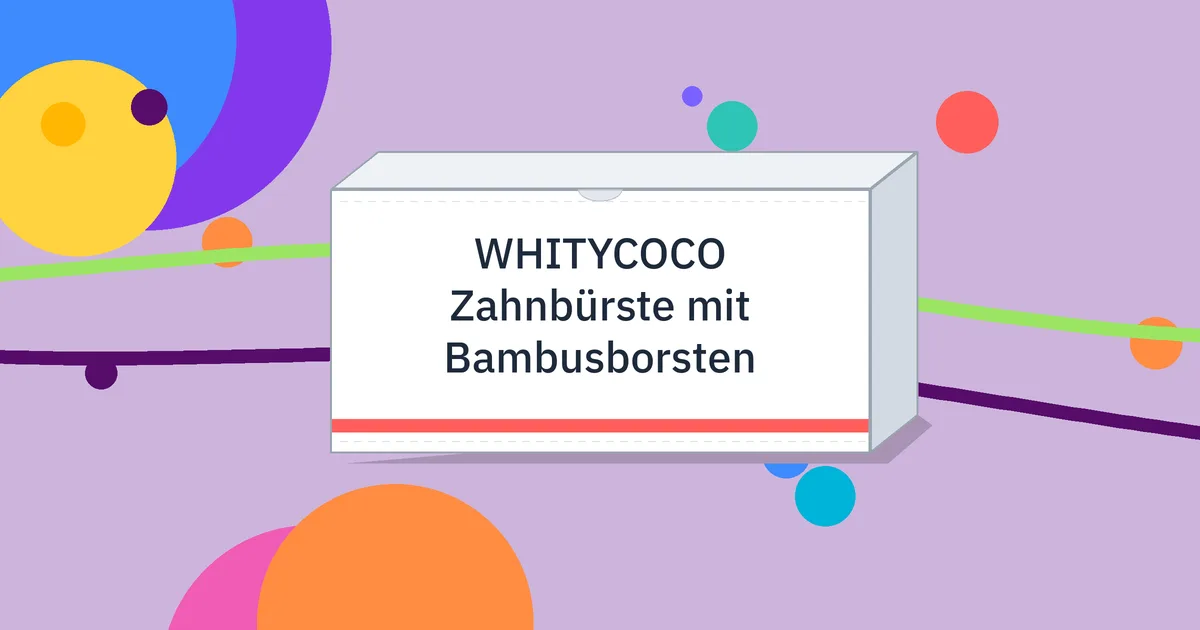 Symbolbild: Packung mit der Aufschrift WHITYCOCO Zahnbürste mit Bambusborsten (PZN 12544053) – Verfügbarkeit und Bezug in Apotheken in Frankfurt am Main