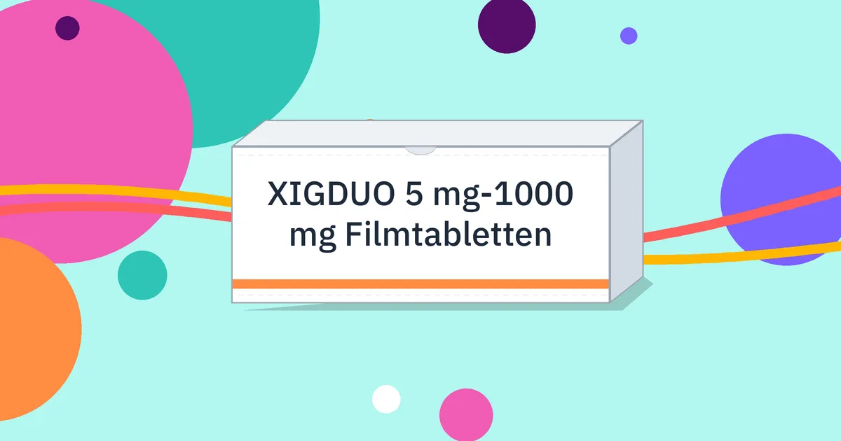 Symbolbild: Packung mit der Aufschrift XIGDUO 5 mg-1000 mg Filmtabletten (PZN 10126593) – Verfügbarkeit und Bezug in Apotheken in Frankfurt am Main