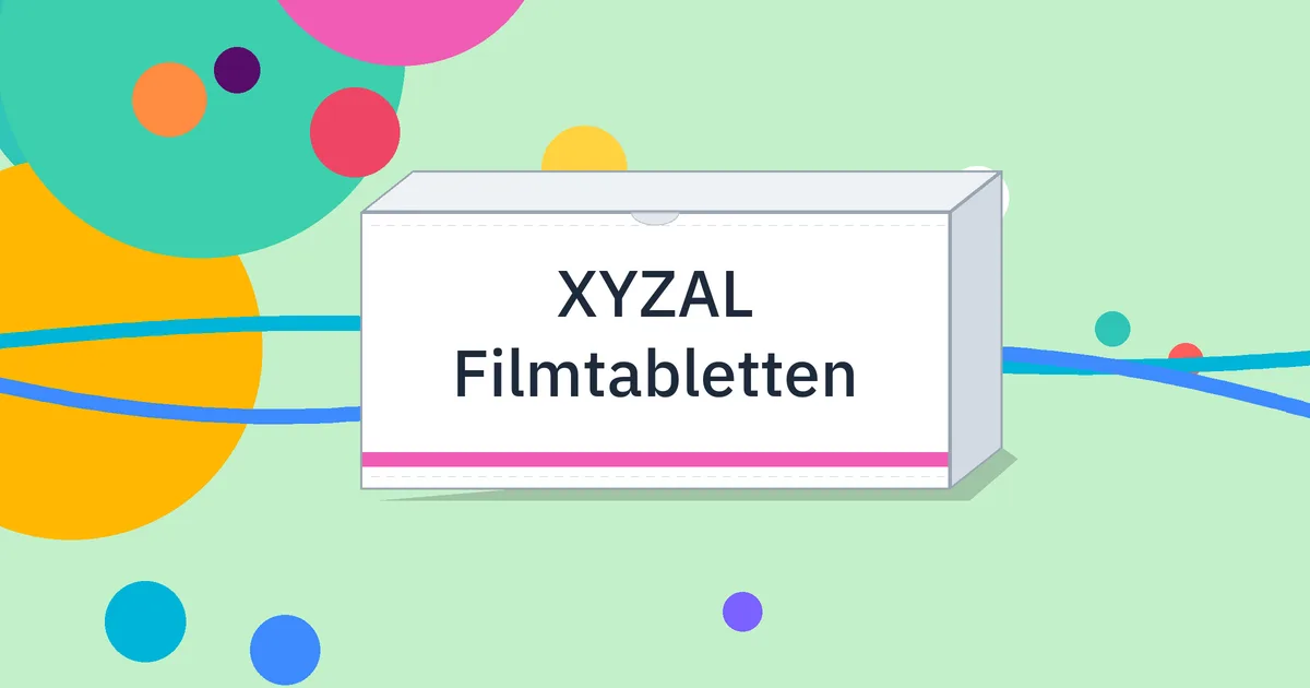 Symbolbild: Packung mit der Aufschrift XYZAL Filmtabletten (PZN 07117975) – Verfügbarkeit und Bezug in Apotheken in Frankfurt am Main