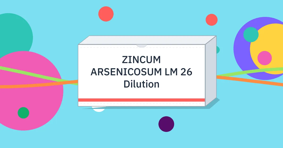 Symbolbild: Packung mit der Aufschrift ZINCUM ARSENICOSUM LM 26 Dilution (PZN 13290844) – Verfügbarkeit und Bezug in Apotheken in Frankfurt am Main