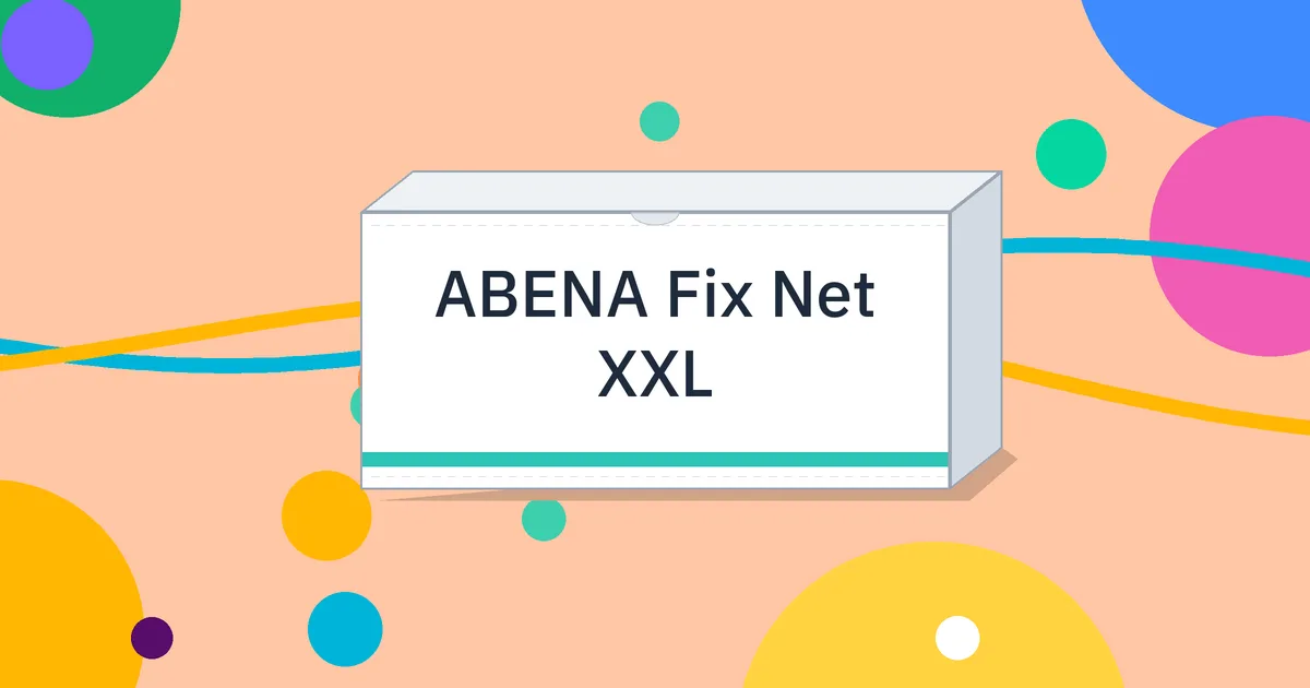 Symbolbild: Packung mit der Aufschrift ABENA Fix Net XXL (PZN 18161459) – Verfügbarkeit und Bezug in Apotheken in Frankfurt am Main