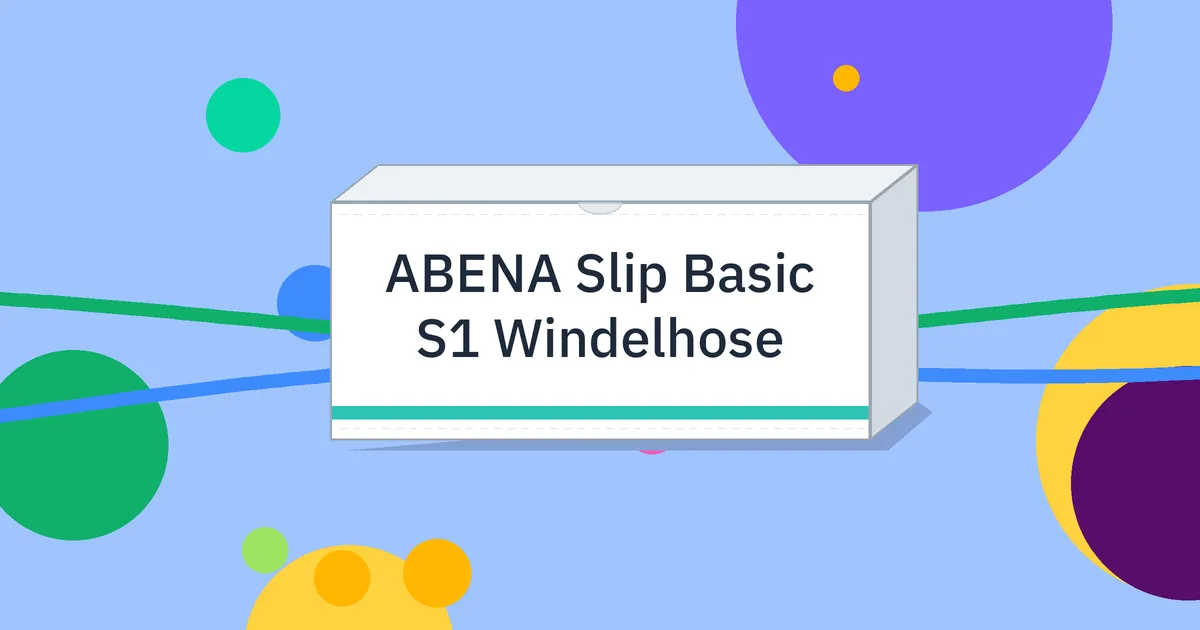 Symbolbild: Packung mit der Aufschrift ABENA Slip Basic S1 Windelhose (PZN 19227261) – Verfügbarkeit und Bezug in Apotheken in Frankfurt am Main