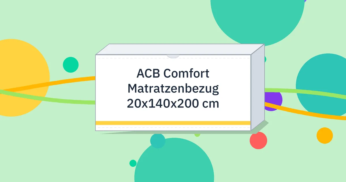 Symbolbild: Packung mit der Aufschrift ACB Comfort Matratzenbezug 20x140x200 cm (PZN 04117259) – Verfügbarkeit und Bezug in Apotheken in Frankfurt am Main