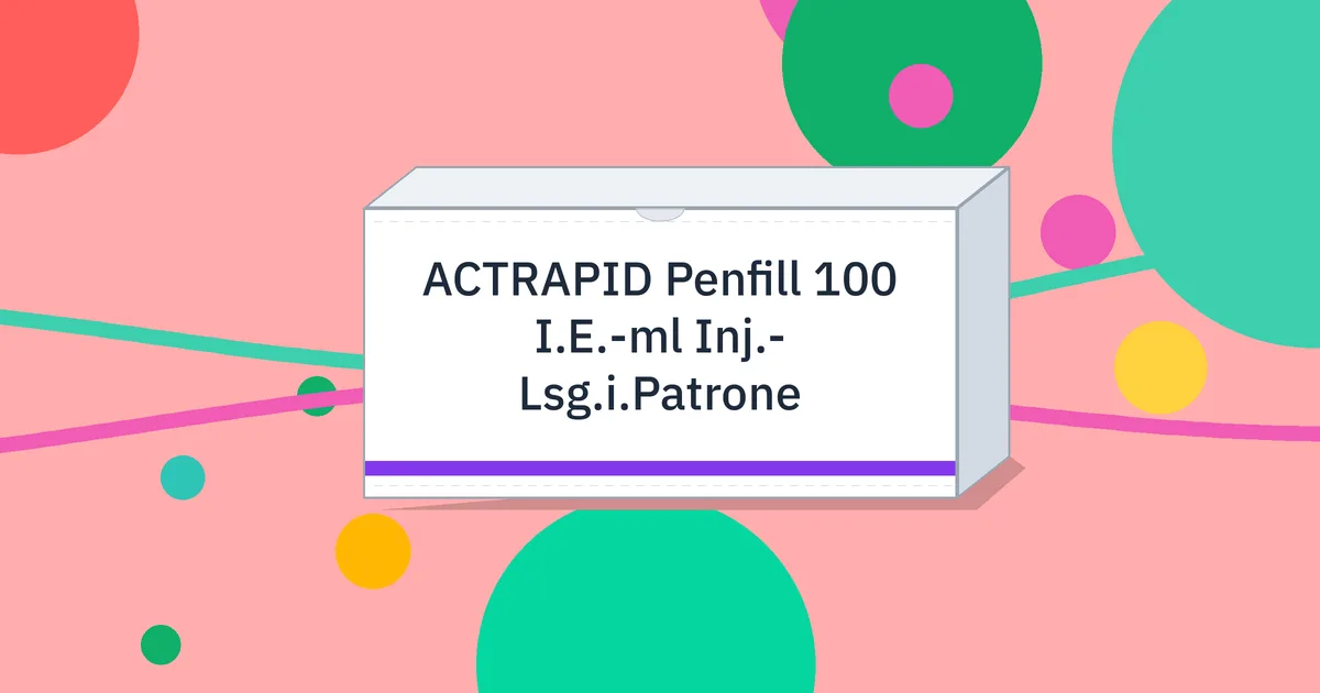 Symbolbild: Packung mit der Aufschrift ACTRAPID Penfill 100 I.E.-ml Inj.-Lsg.i.Patrone (PZN 00145589) – Verfügbarkeit und Bezug in Apotheken in Frankfurt am Main