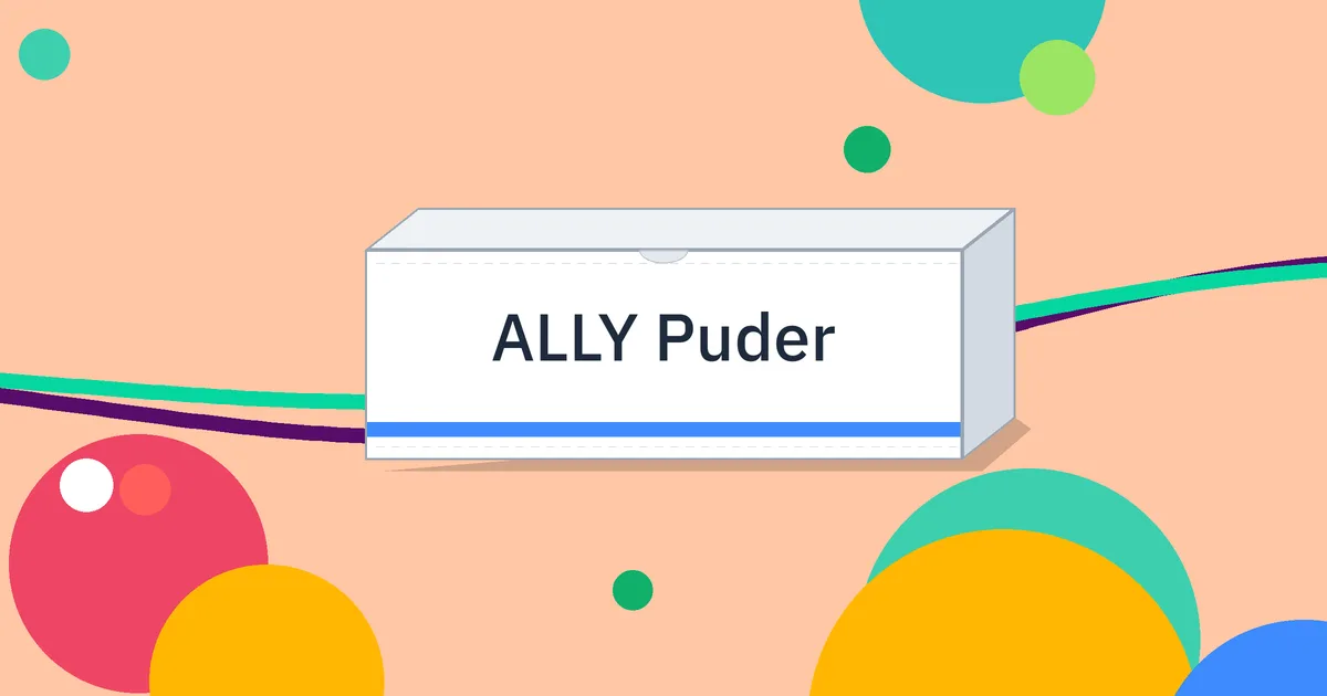 Symbolbild: Packung mit der Aufschrift ALLY Puder (PZN 19110056) – Verfügbarkeit und Bezug in Apotheken in Frankfurt am Main