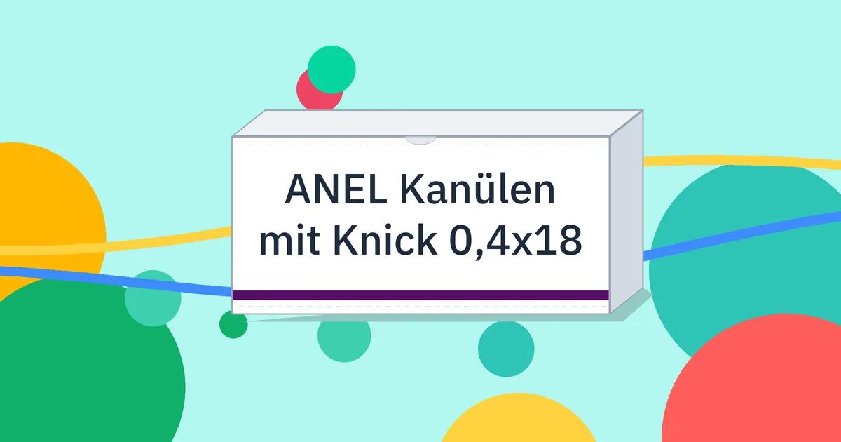 Symbolbild: Packung mit der Aufschrift ANEL Kanülen mit Knick 0,4x18 (PZN 00267660) – Verfügbarkeit und Bezug in Apotheken in Frankfurt am Main