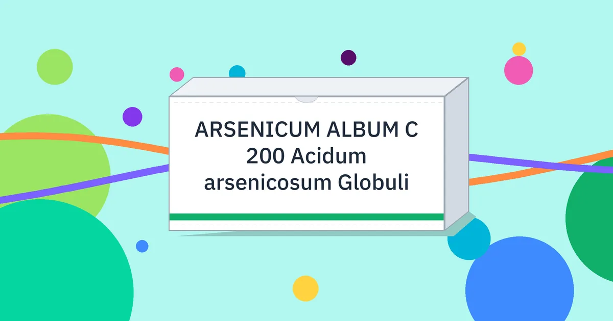 Symbolbild: Packung mit der Aufschrift ARSENICUM ALBUM C 200 Acidum arsenicosum Globuli (PZN 17298587) – Verfügbarkeit und Bezug in Apotheken in Frankfurt am Main