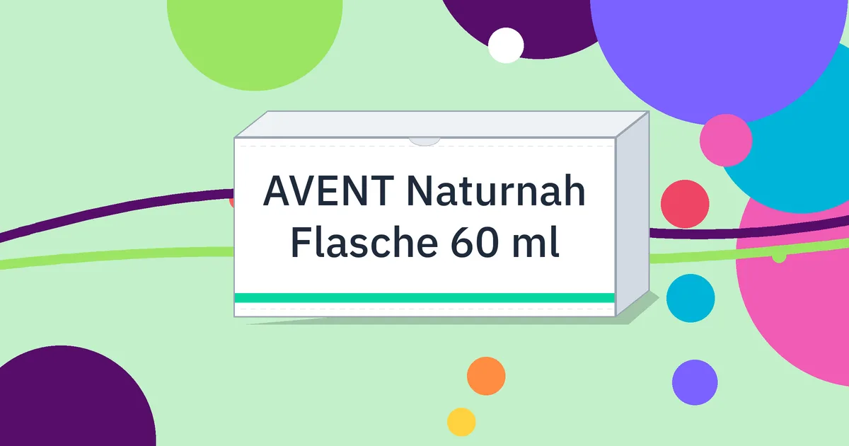 Symbolbild: Packung mit der Aufschrift AVENT Naturnah Flasche 60 ml (PZN 10328291) – Verfügbarkeit und Bezug in Apotheken in Frankfurt am Main