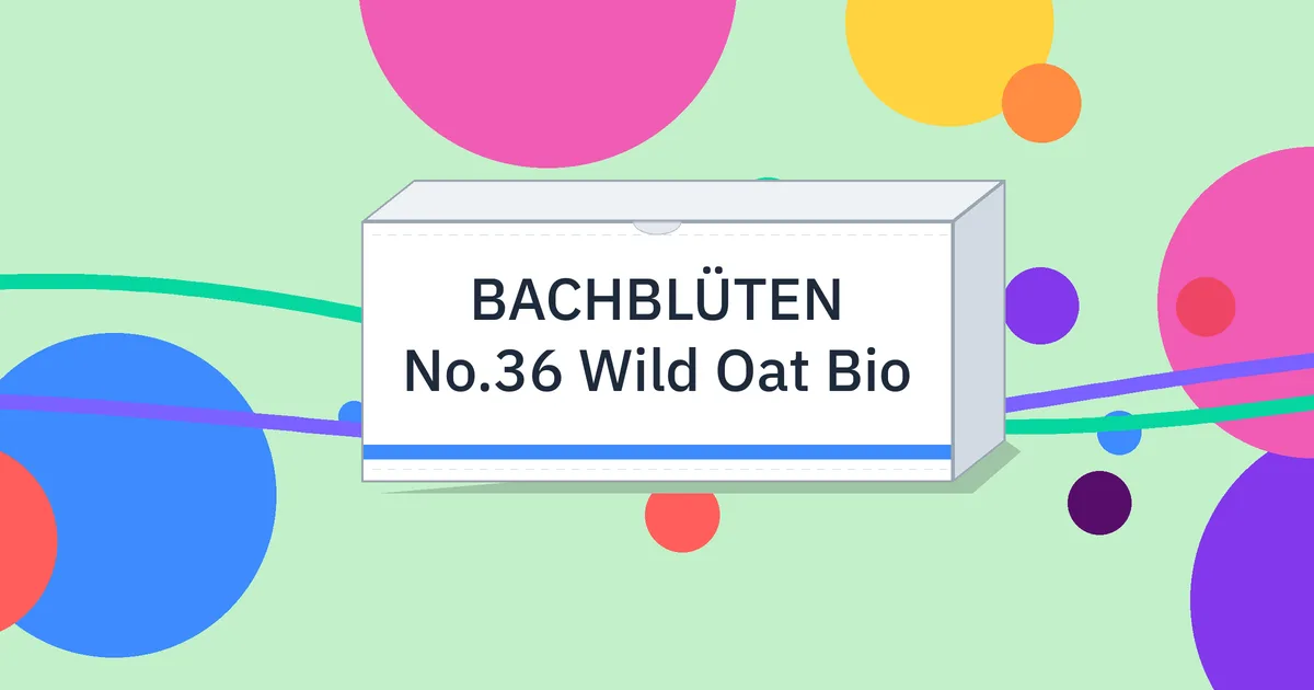 Symbolbild: Packung mit der Aufschrift BACHBLÜTEN No.36 Wild Oat Bio (PZN 10310871) – Verfügbarkeit und Bezug in Apotheken in Frankfurt am Main