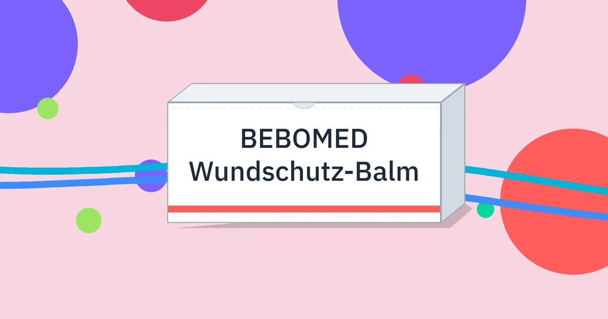 Symbolbild: Packung mit der Aufschrift BEBOMED Wundschutz-Balm (PZN 19395283) – Verfügbarkeit und Bezug in Apotheken in Frankfurt am Main