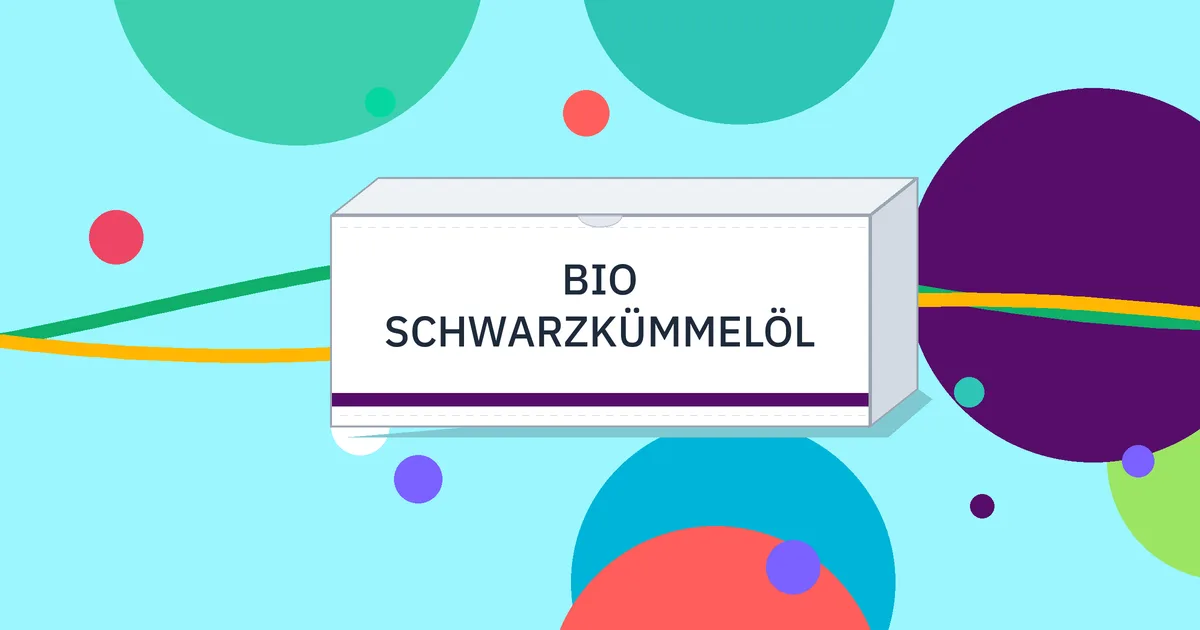 Symbolbild: Packung mit der Aufschrift BIO SCHWARZKÜMMELÖL (PZN 16323099) – Verfügbarkeit und Bezug in Apotheken in Frankfurt am Main