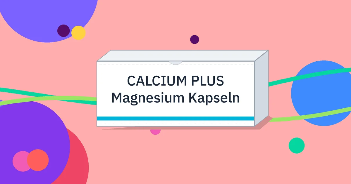 Symbolbild: Packung mit der Aufschrift CALCIUM PLUS Magnesium Kapseln (PZN 19726811) – Verfügbarkeit und Bezug in Apotheken in Frankfurt am Main
